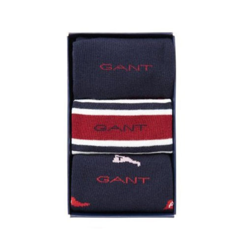 GANT 3 PACK MIXED Mens Socks GIFT SET | Menswear Online