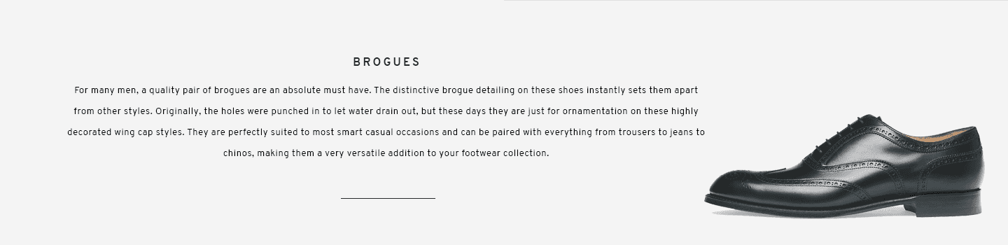 Cheaney Arthur III Oxford Brogue In Black Calf Leather | Menswear Online