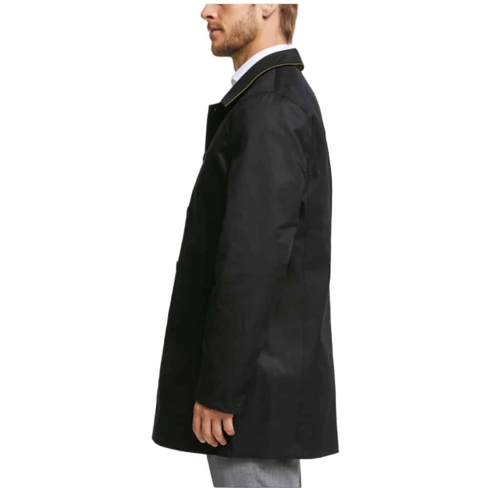 Guards Montague Reversible Raincoat - Black/Gold | Menswear Online