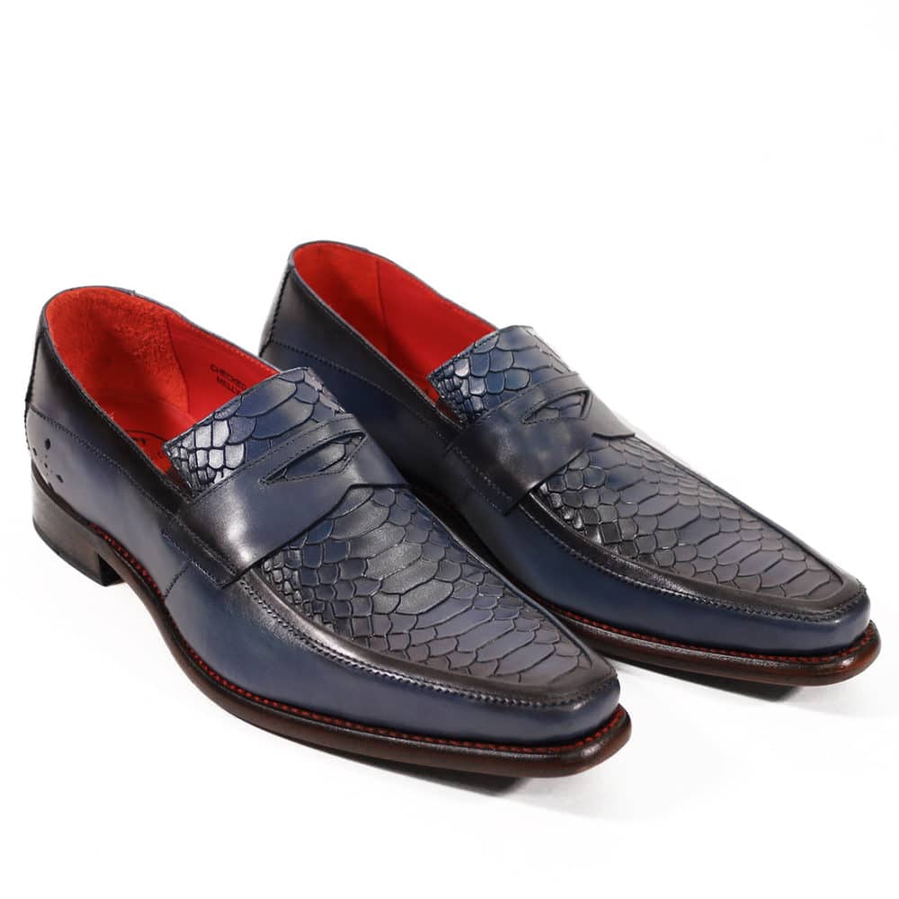 Cheaney Hadley Penny Loafer In Black | Menswear Online