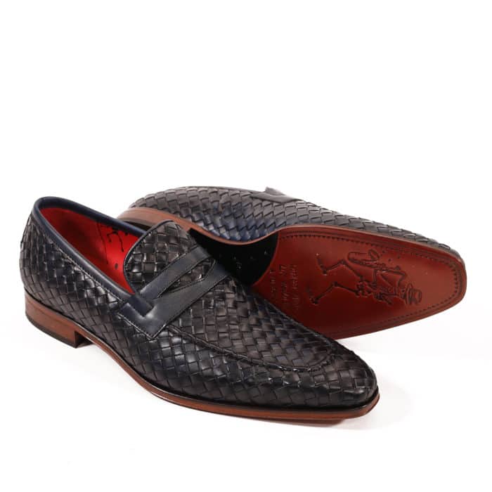 Cheaney Hudson Penny Loafer In Mocha Calf Leather | Menswear Online