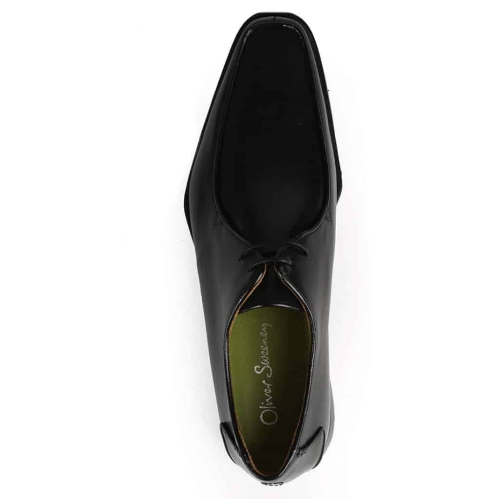 Oliver Sweeney NAPOLI BLACK CALF LEATHER DERBY SHOE | Menswear Online