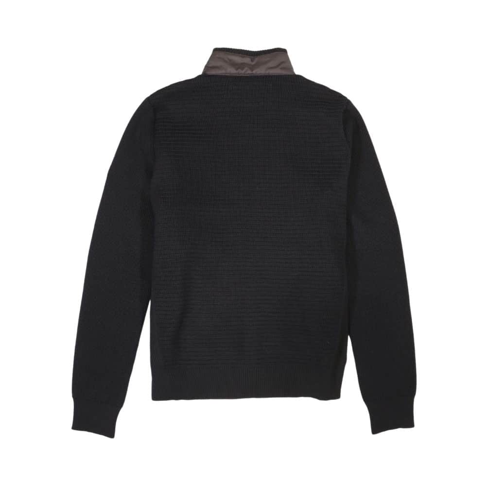 BUGATTI HEAVY KNITTED NAVY HYBRID JACKET | Menswear Online