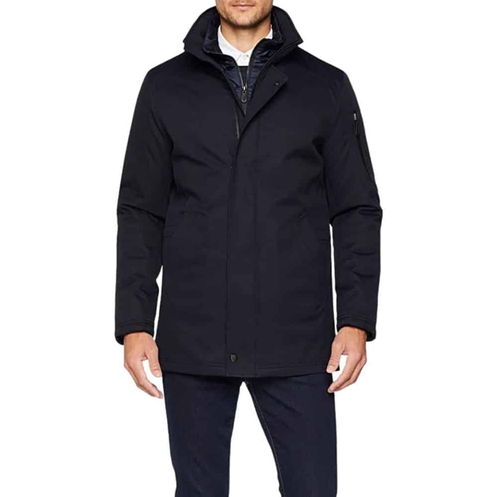 BUGATTI FUNCTIONAL RAINSERIES NAVY JACKET | Menswear Online