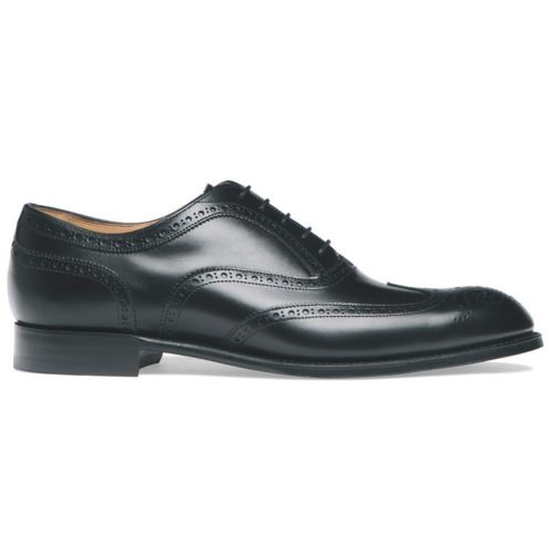 Cheaney Arthur III Oxford Brogue In Black Calf Leather | Menswear Online