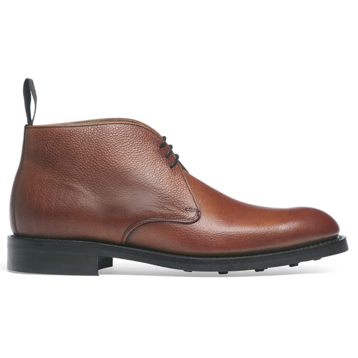 Cheaney Jackie III R Chukka Boot In Mahogany Grain Leather | Menswear ...