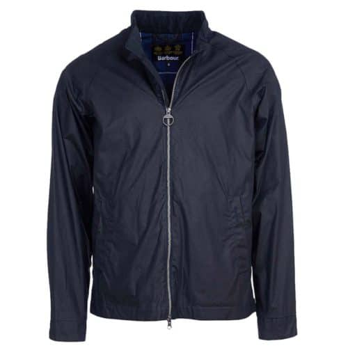 Barbour Century Navy Wax Jacket | Menswear Online