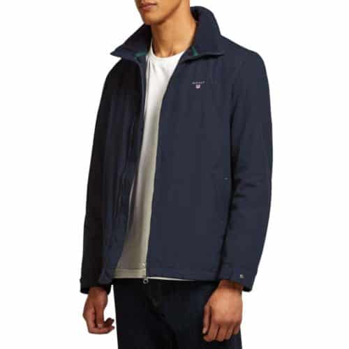 GANT MID LENGTH Evening Blue JACKET | Menswear Online