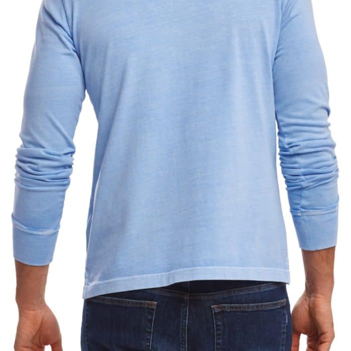 Gant Sun Faded Blue Long Sleeve Rugger | Menswear Online
