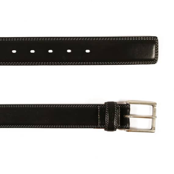 GANT BLACK Leather BELT | Menswear Online
