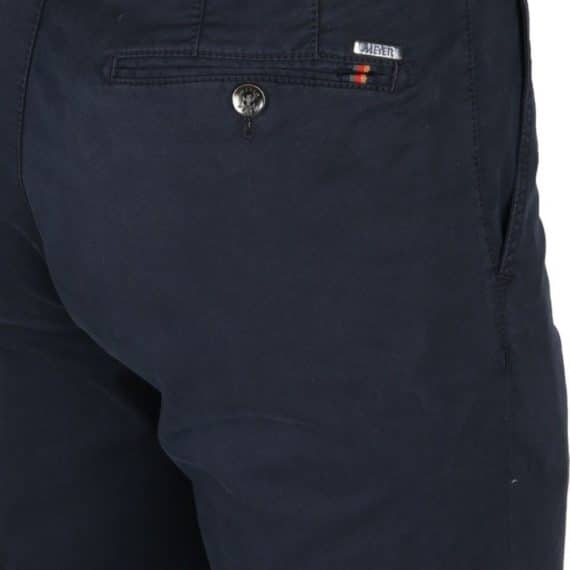 Meyer Rio Cotton Navy Chinos | Menswear Online