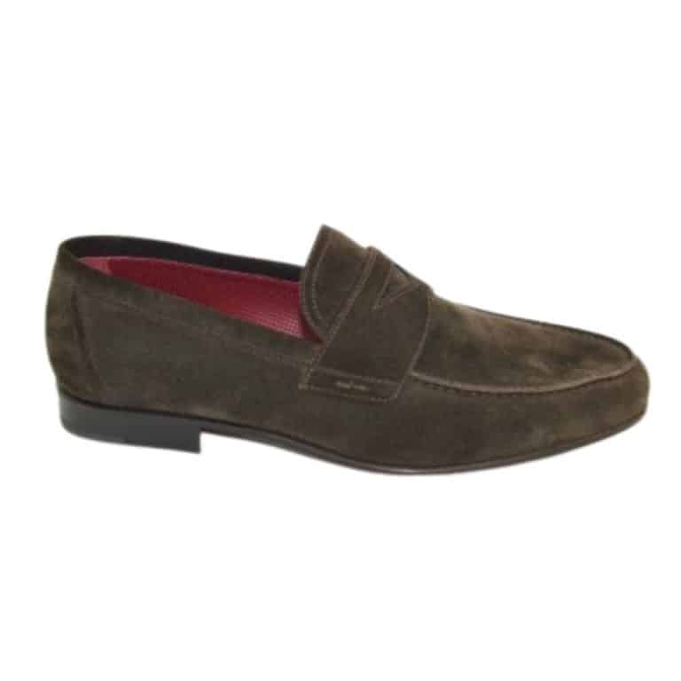 STEMAR MALTA BROWN SUEDE LOAFER | Menswear Online