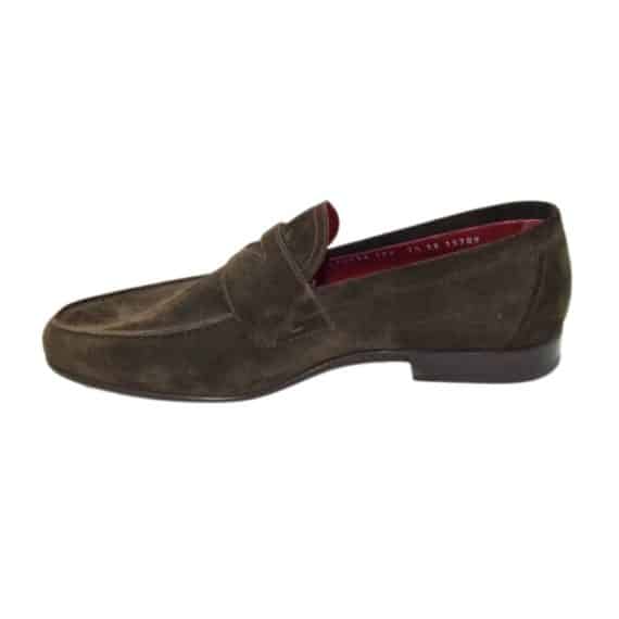STEMAR MALTA BROWN SUEDE LOAFER | Menswear Online