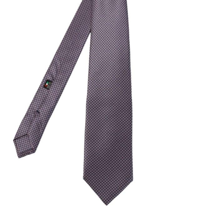 SILVIO FIORELLO GREY CHECK TIE | Menswear Online