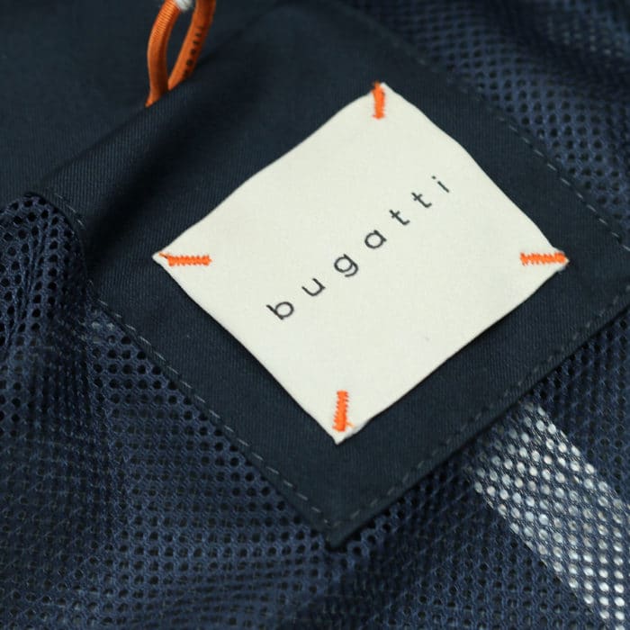BUGATTI HOODED NAVY RAINCOAT | Menswear Online