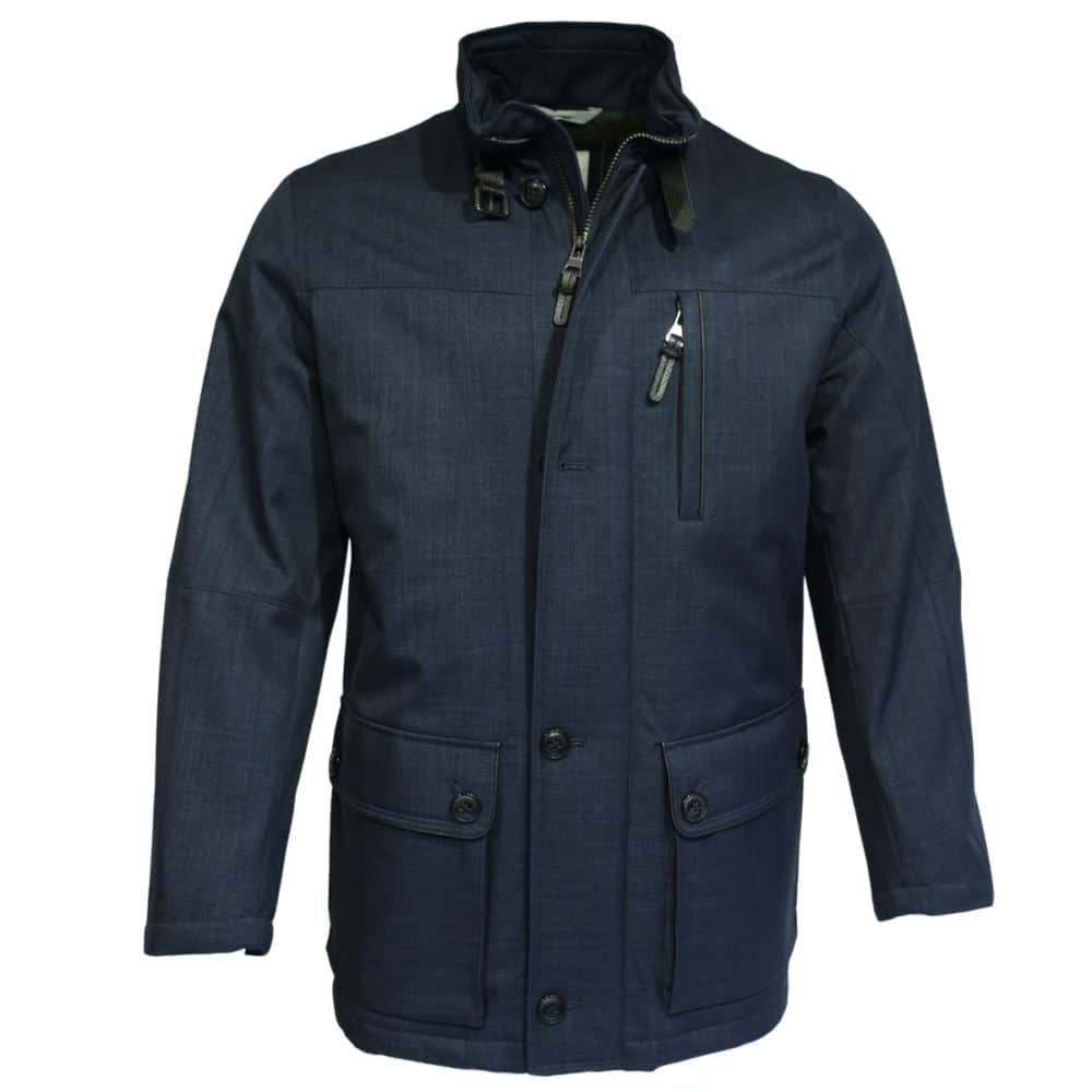 Bugatti Rain-Series Navy Jacket | Menswear Online