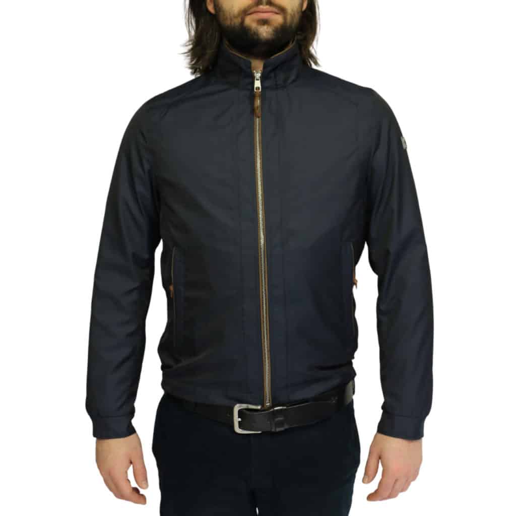 BUGATTI LIGHTWEIGHT TECH NAVY BLOUSON JACKET | Menswear Online