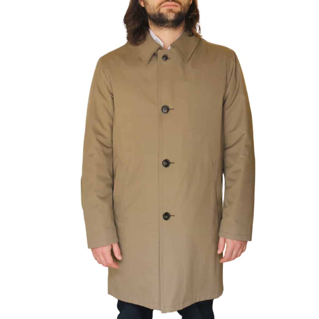 BUGATTI WATER-REPELLENT TAUPE RAINCOAT | Menswear Online