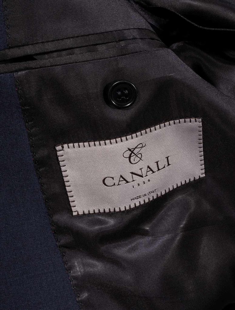 CANALI NAVY CLASSIC PIN STRIPE SUIT | Menswear Online