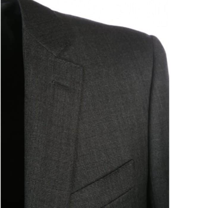 CANALI CHARCOAL WOOL PINHEAD SUIT | Menswear Online