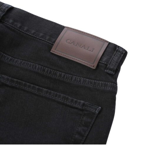 Canali Classic Black Jeans | Menswear Online