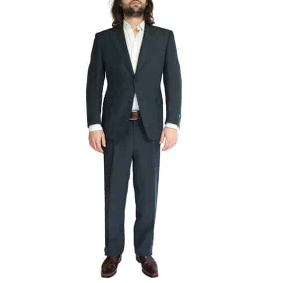 EDUARD DRESSLER NAVY MICRO CHECK SUIT | Menswear Online
