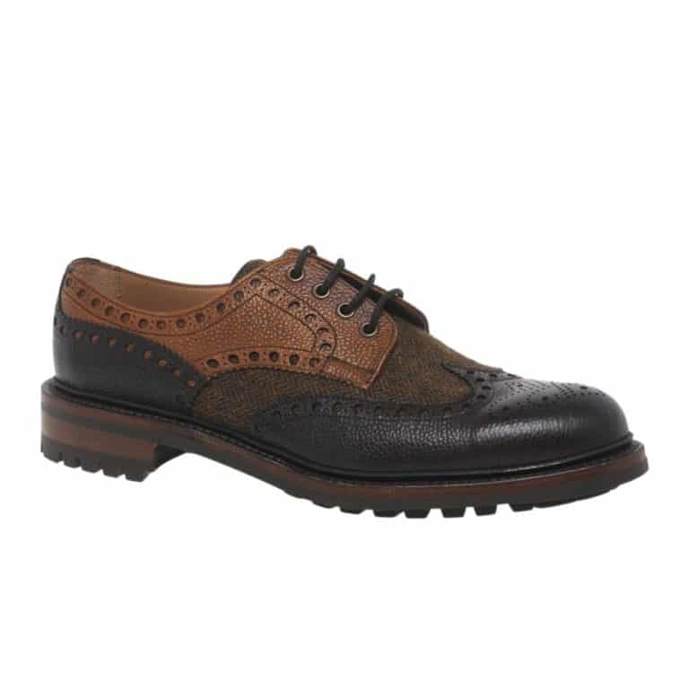 Cheaney Avon Brogue In Brown And Almond | Menswear Online