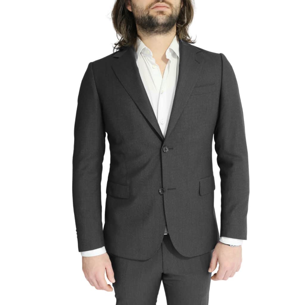 EDUARD DRESSLER CHARCOAL MICRO CHECK SUIT | Menswear Online