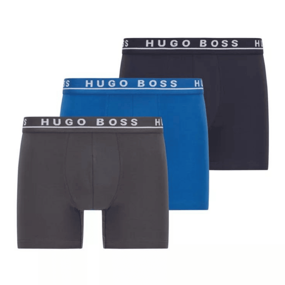 BOSS 3-PACK COTTON STRETCH BOXER BRIEFS | Menswear Online