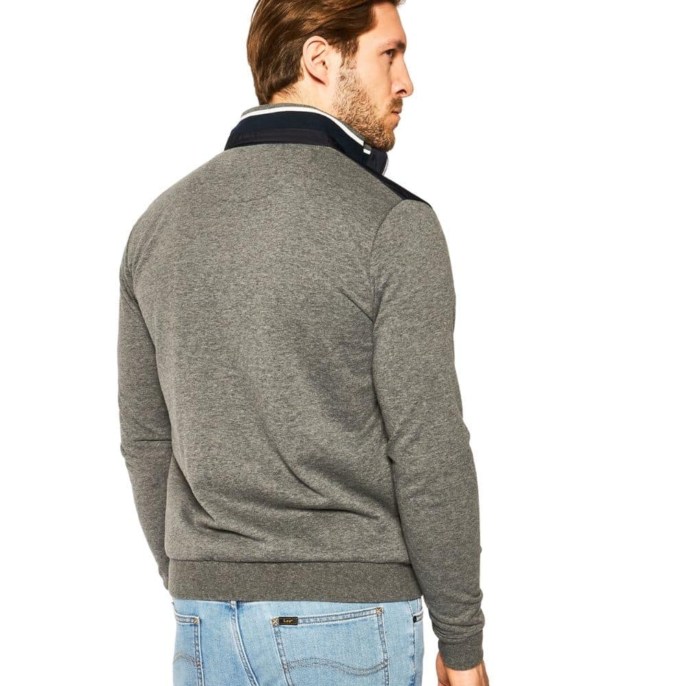 BUGATTI KNITTED Navy HYBRID JACKET | Menswear Online