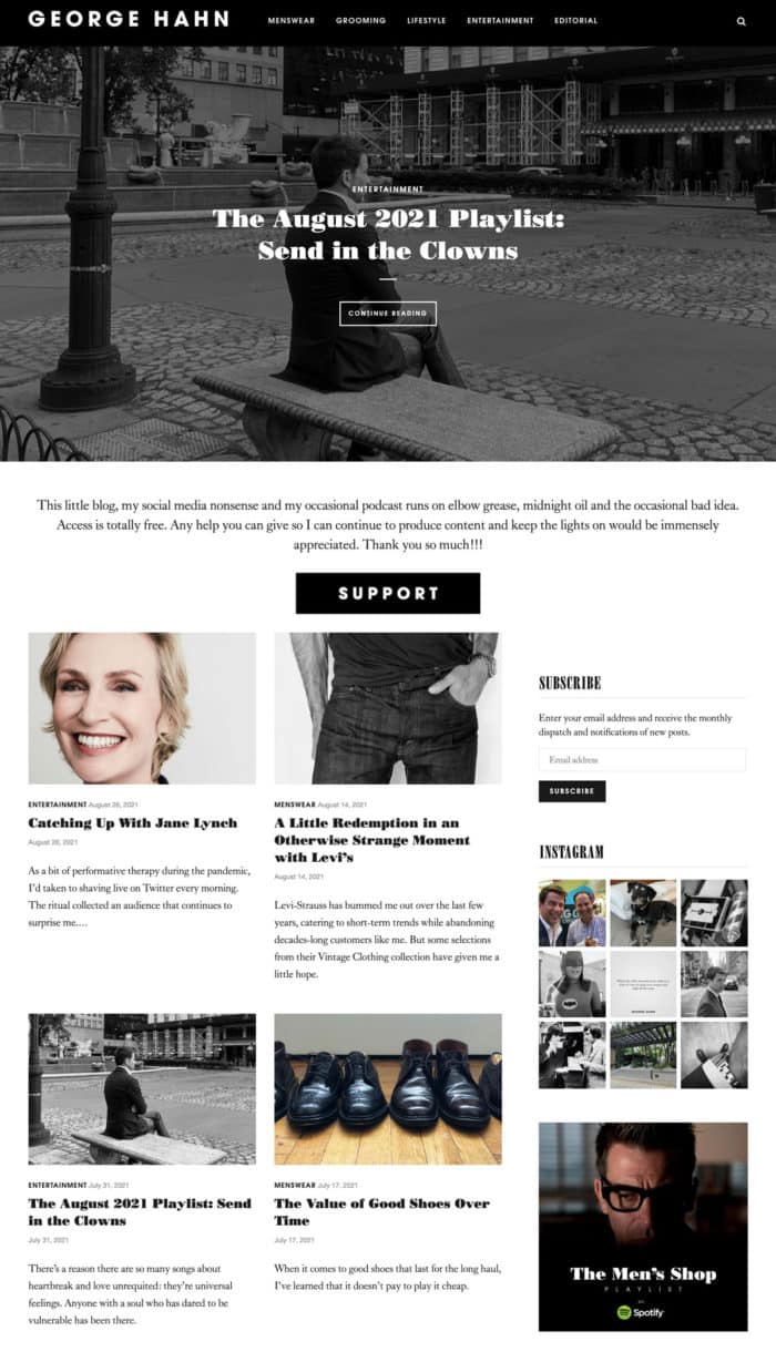 Top 10 Men’s Style Blogs | Menswear Online