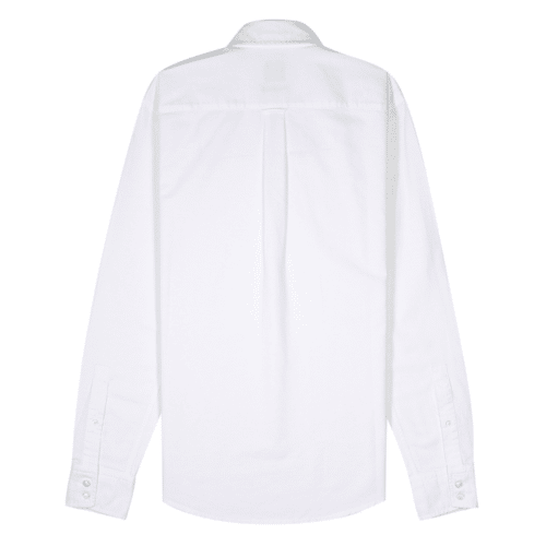 BOSS MABSOOT LONG SLEEVE WHITE SHIRT | Menswear Online