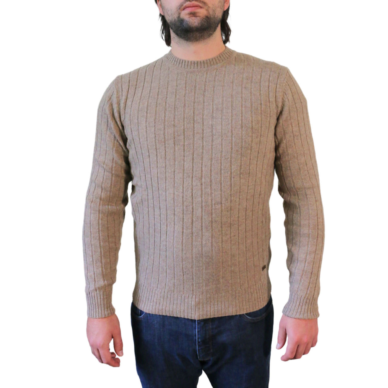 BAILEYS CREW NECK CREAM JUMPER | Menswear Online