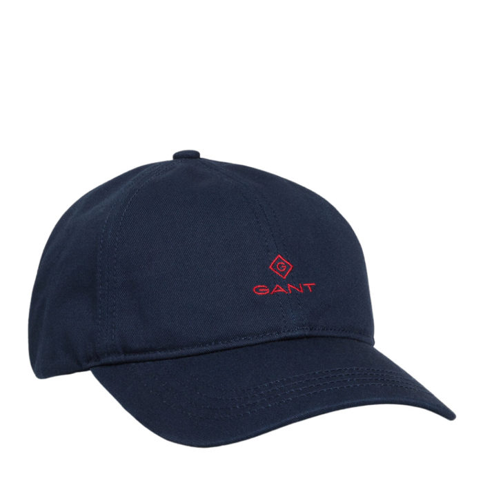Gant Navy Contrast Twill Cap | Menswear Online