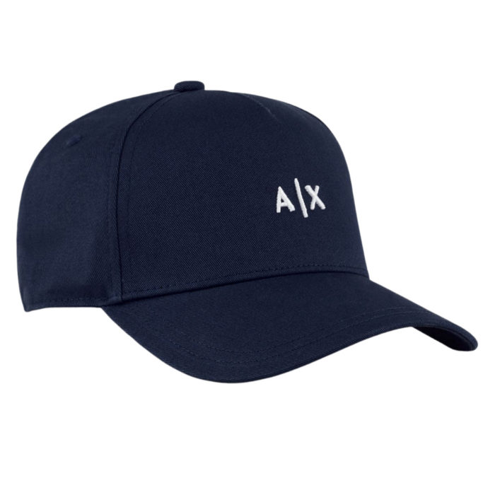 ARMANI EXCHANGE Navy AX Logo BASEBALL CAP | Menswear Online