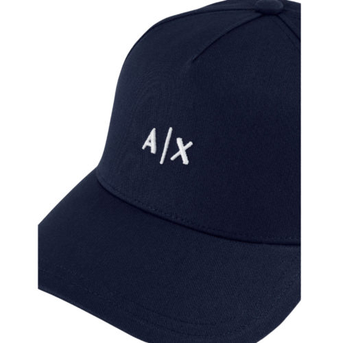 ARMANI EXCHANGE Navy AX Logo BASEBALL CAP | Menswear Online