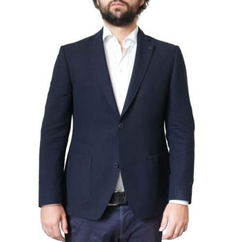 ROY ROBSON Detachable Insert Navy Melton Jacket | Menswear Online