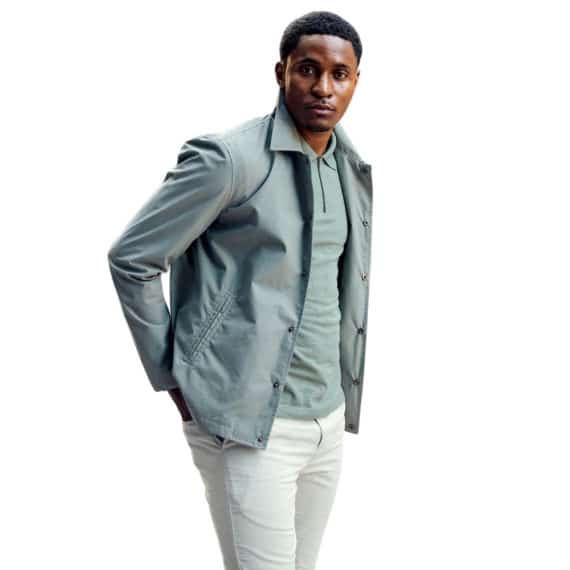 Wear London Sherratt Mint Green Harrington Jacket | Menswear Online