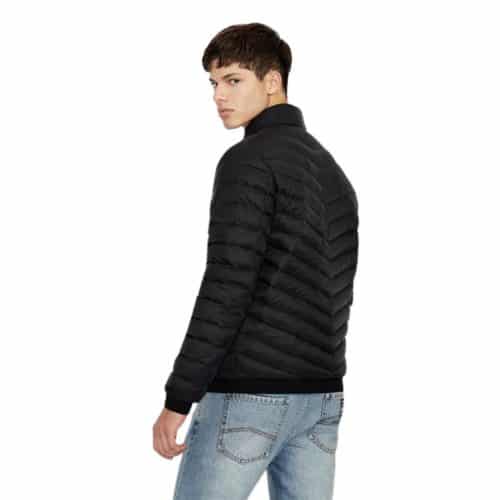 ARMANI EXCHANGE Nylon Down Black Puffer Jacket | Menswear Online