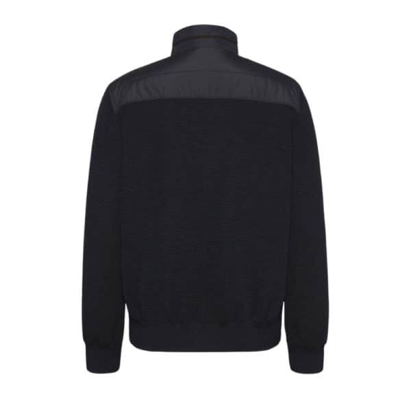 Bugatti Fur Collar Navy Hybrid Jacket | Menswear Online
