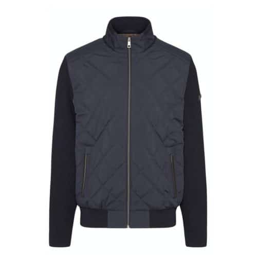 Bugatti Quilted Navy Hybrid Jacket | Menswear Online