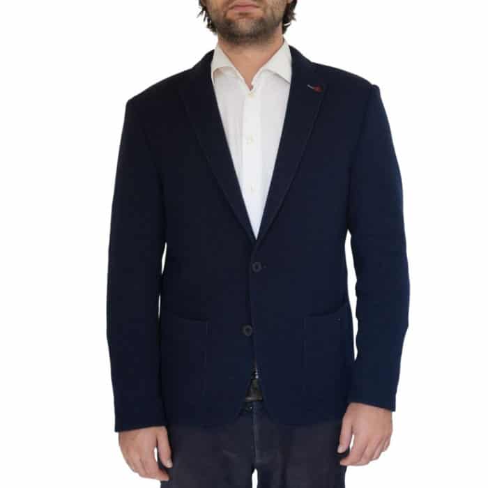 ROY ROBSON Smartflex Heavy Jersey Navy Jacket | Menswear Online
