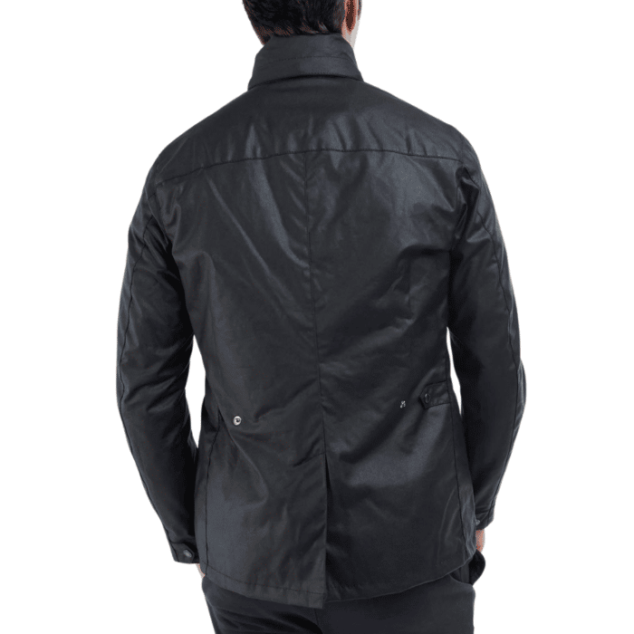 Barbour Century Navy Wax Jacket | Menswear Online