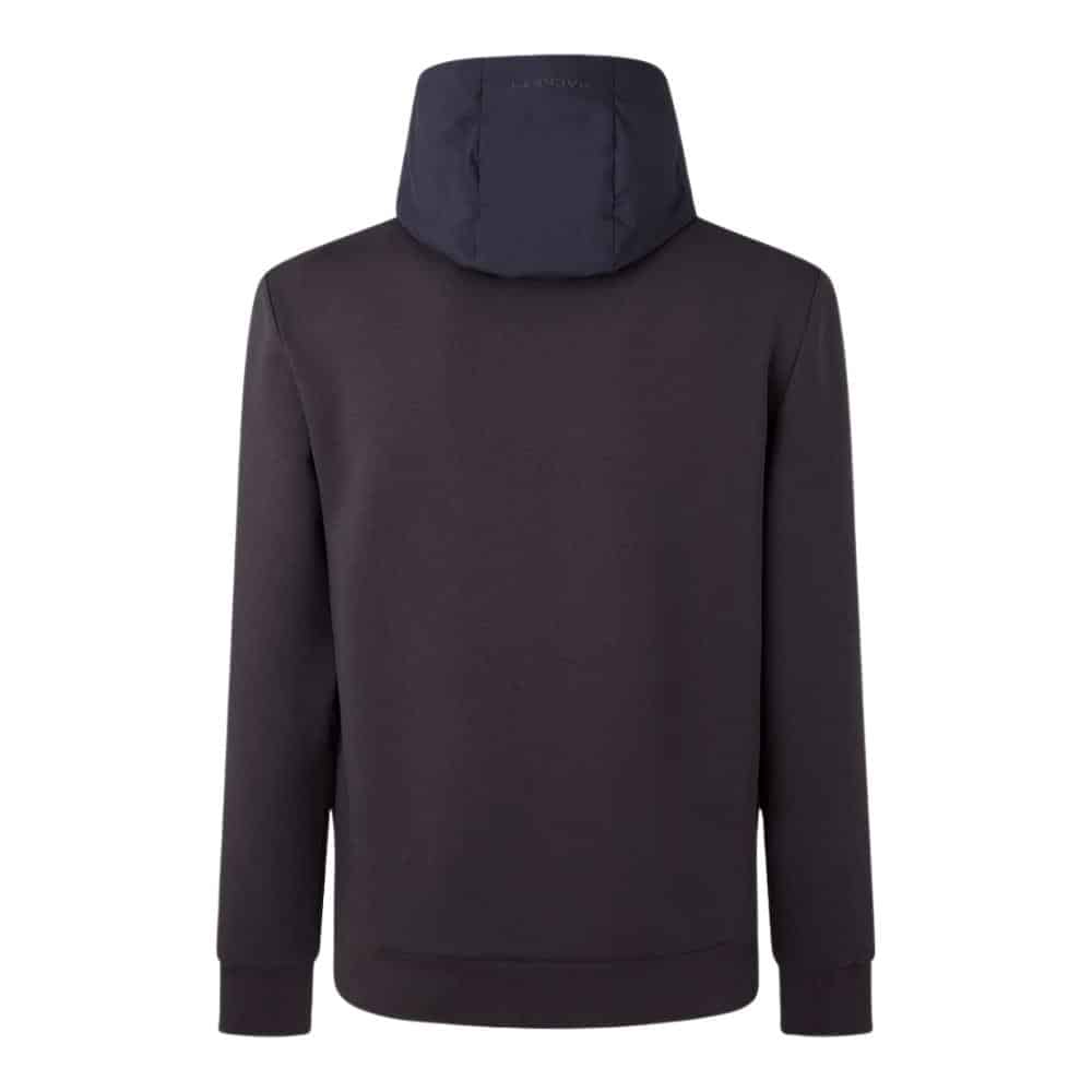 Hackett Removable Hood Navy Hybrid Jacket | Menswear Online