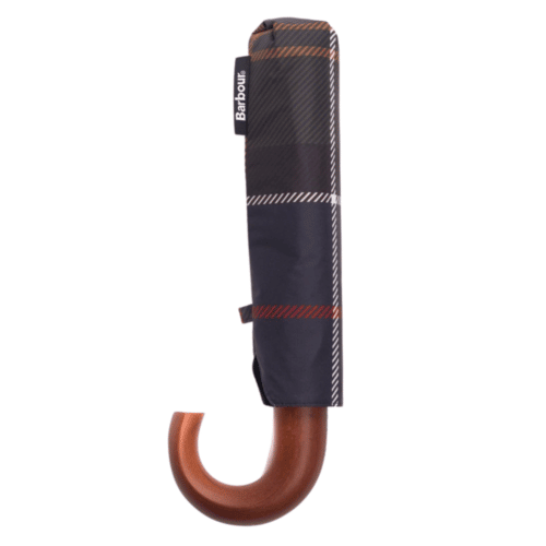 Barbour Classic Tartan Mini Umbrella | Menswear Online