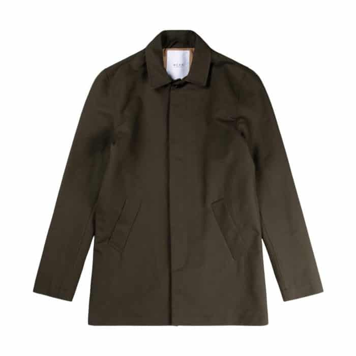 Wear London Bank Olive Short Mac | Menswear Online