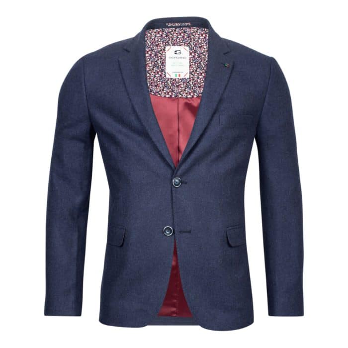 Giordano Robert Royal Blue Twill Jacket | Menswear Online