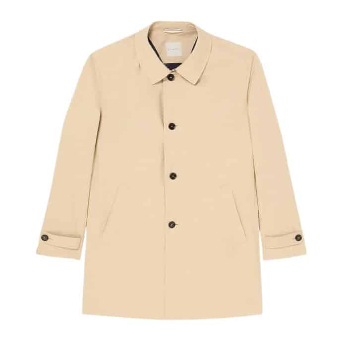 Bugatti Stone Raincoat Mac | Menswear Online