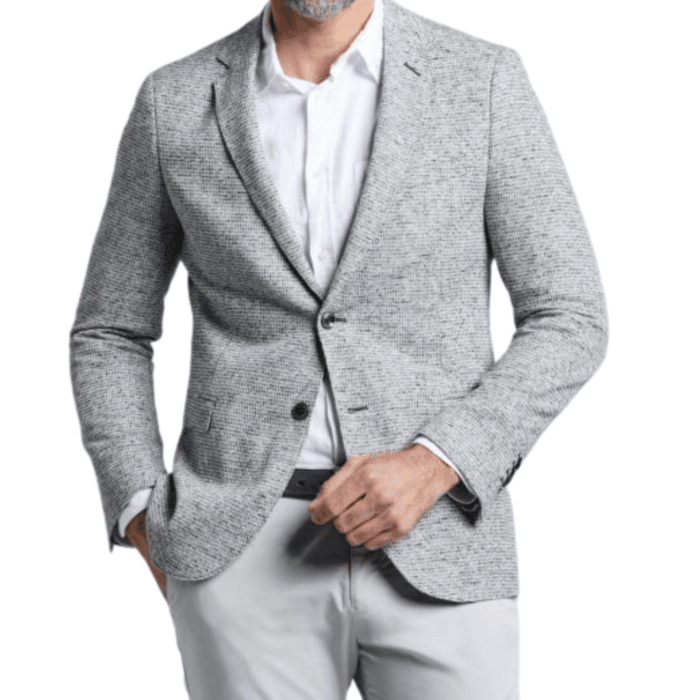 Bugatti Stretch Jacket Blue Gradient Cotton Mix | Menswear Online