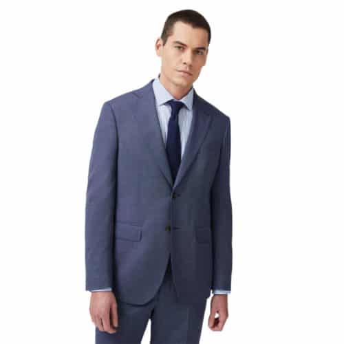 Richard James Mayfair Wilder Birdseye Blue Suit | Menswear Online